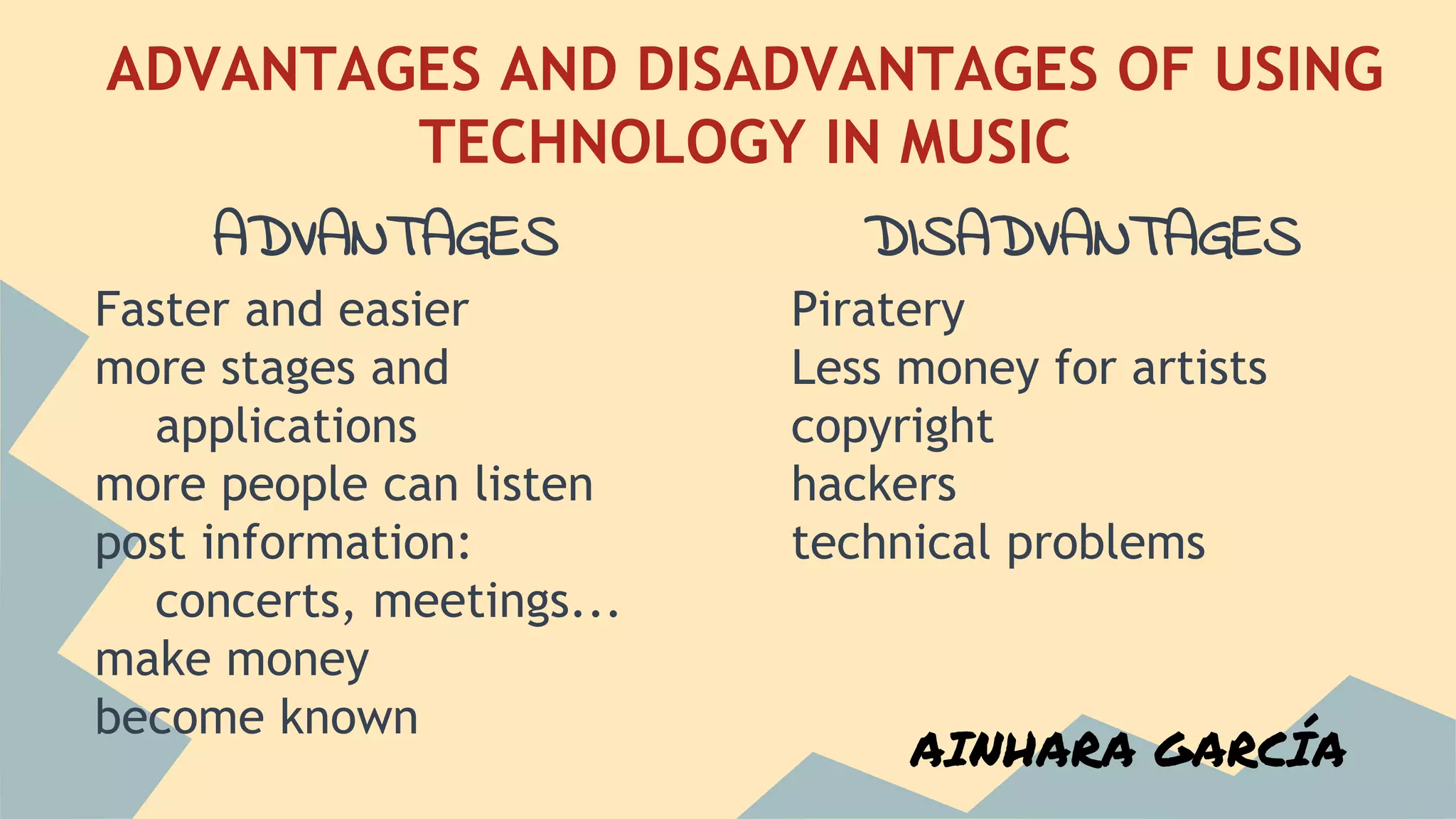 Music and technology | PPTX