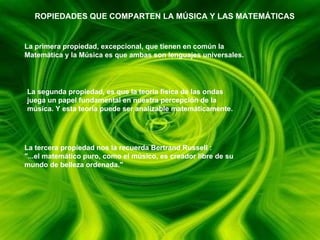 Musica y matematicas | PPT