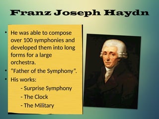 music of the classical period in mapeh 9 | PPTX