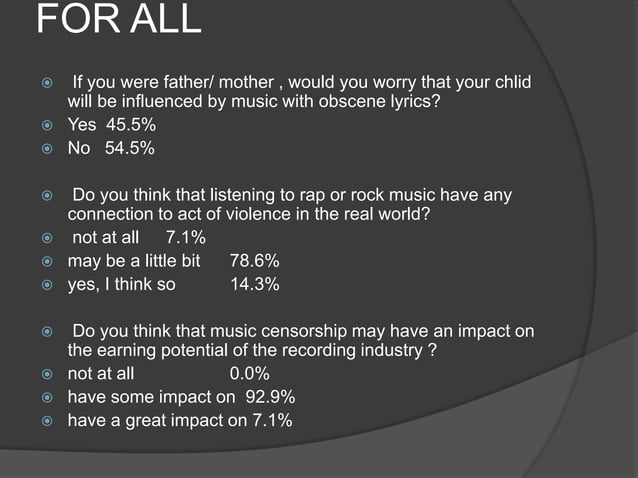 Music censorship | PPTX