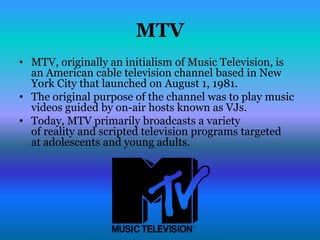 Music channels | PPTX