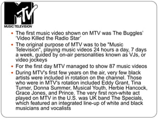 Music channels | PPT