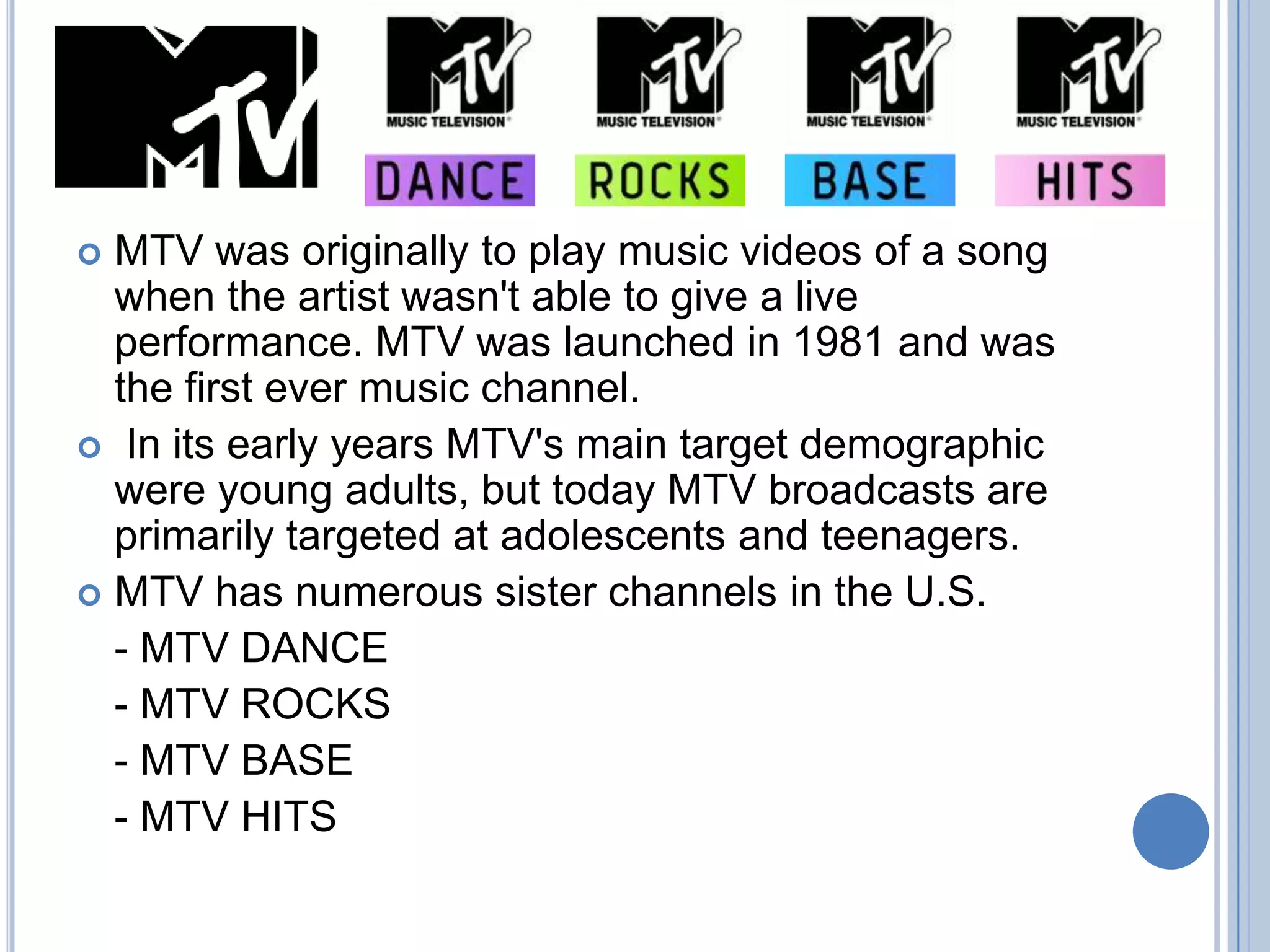 Music channels | PPT