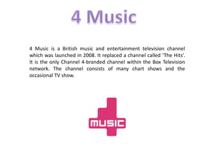 Music channels | PPTX