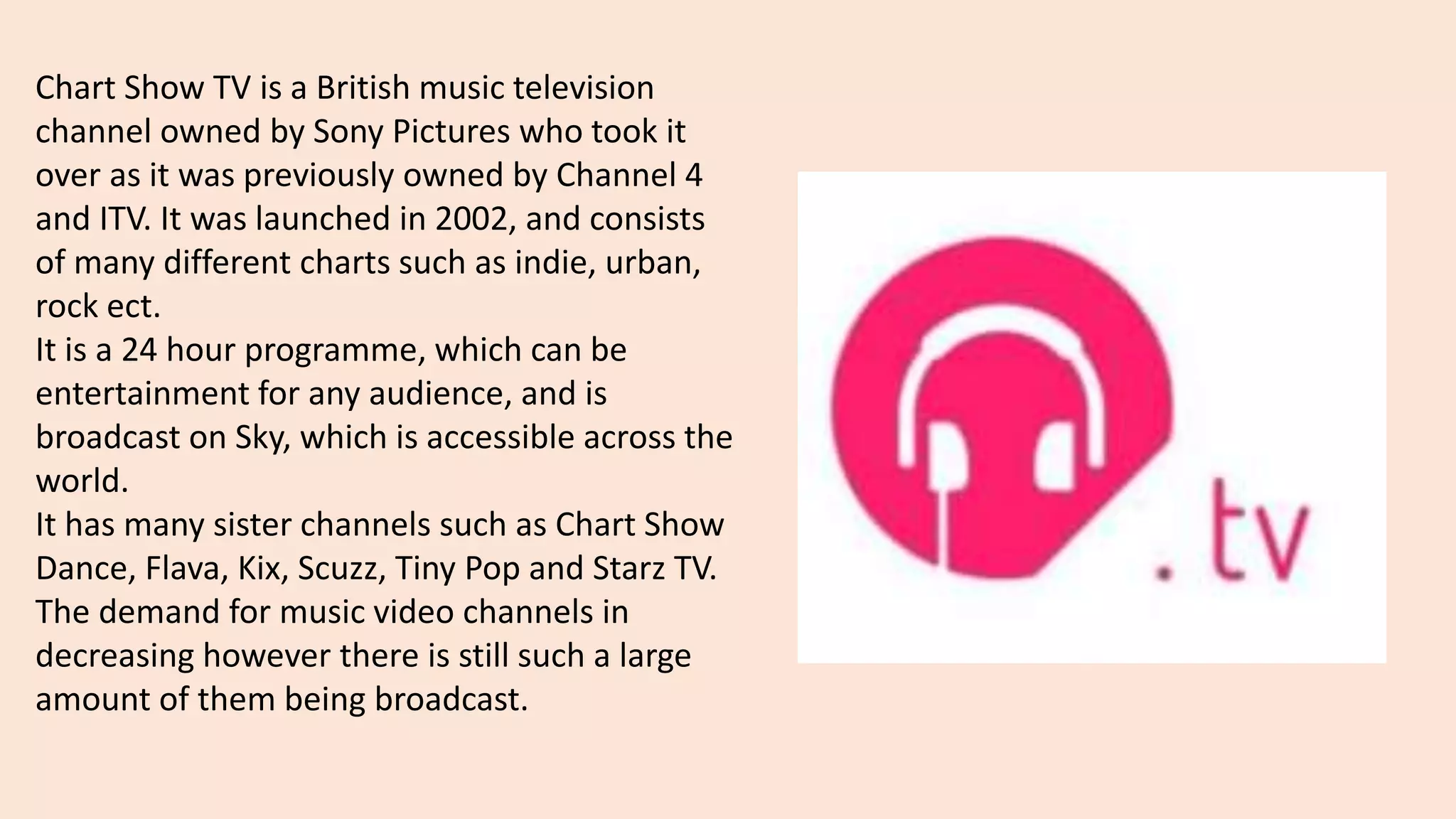 Music Channels | PPTX