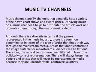 Music TV Channels | PPT