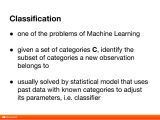 Music Classification at SoundCloud | PDF