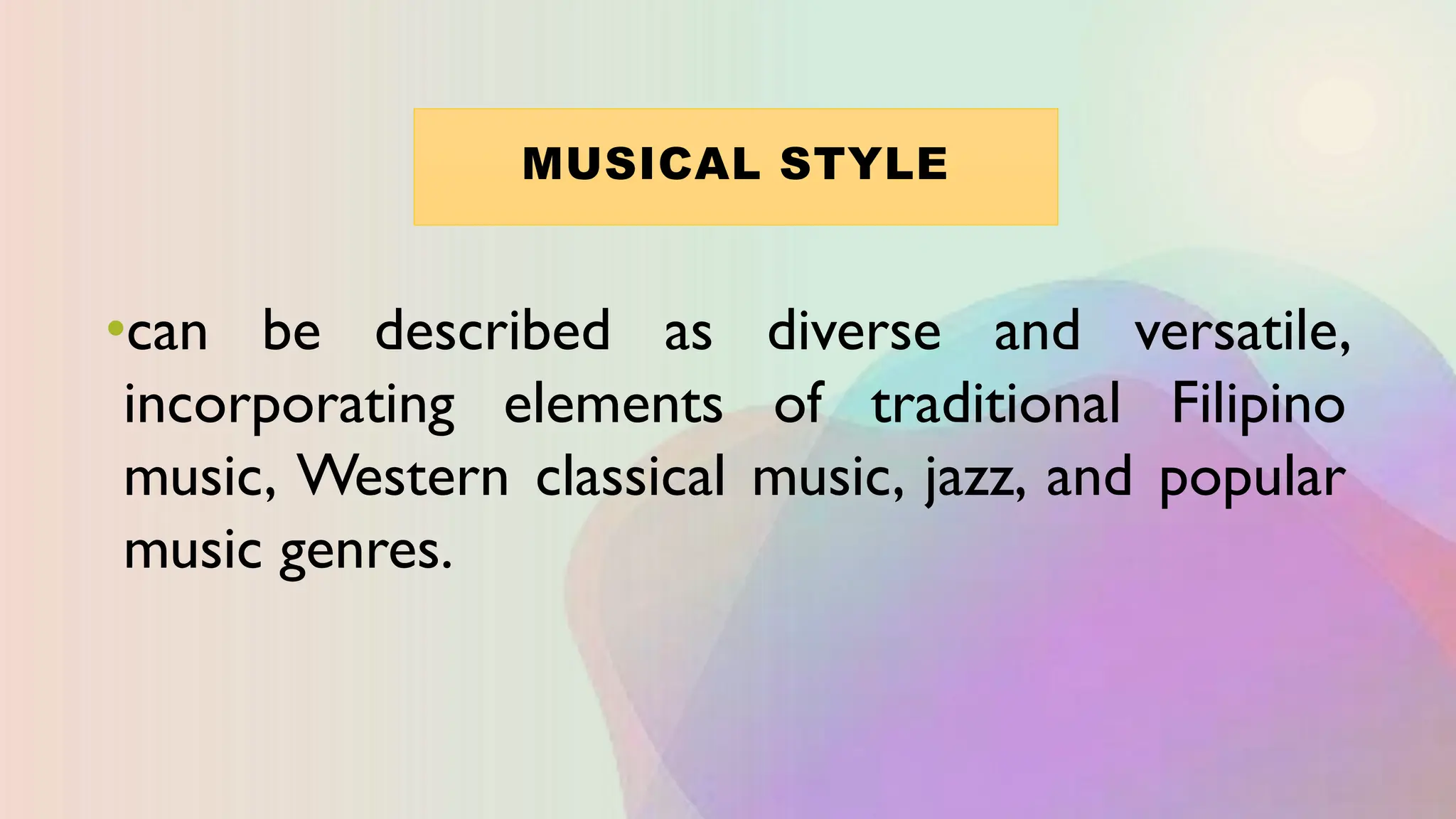 Philippine Contemporary Music: Song Composers | PPTX