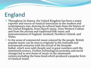Music culture | PPTX