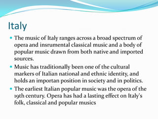 Music culture | PPTX