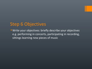 Music CV | PPT