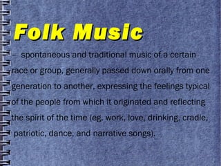 LITERATURE: Music and Dance | PPT