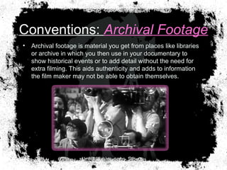 Music documentary conventions | PPT