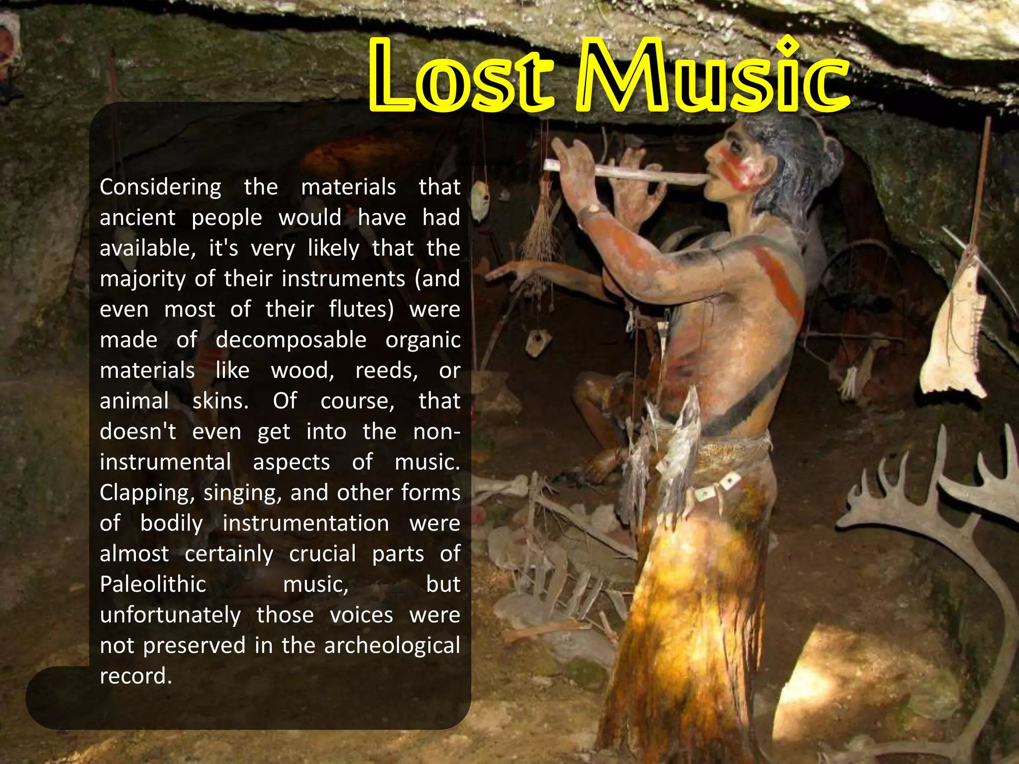 Music during stone age | PPT