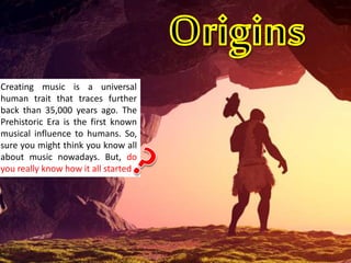 Music during stone age | PPT
