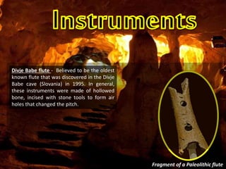 Music during stone age | PPT