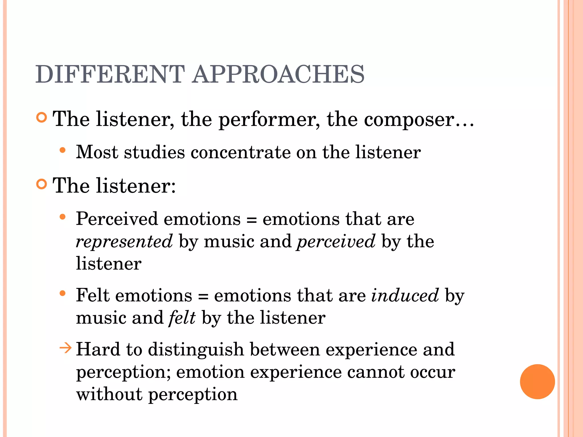 Music & Emotions | PPT