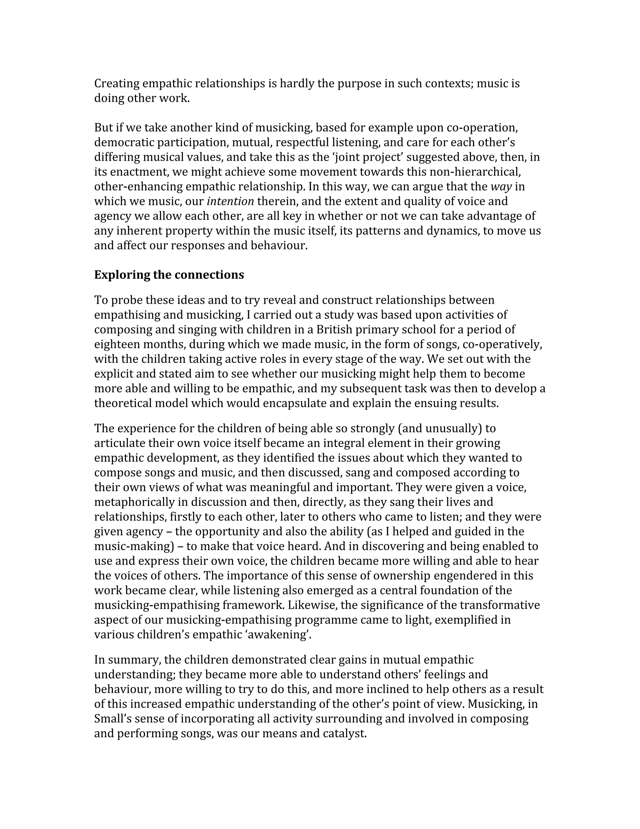 Music Empathy And Intercultural Understanding Felicity Laurence October ...