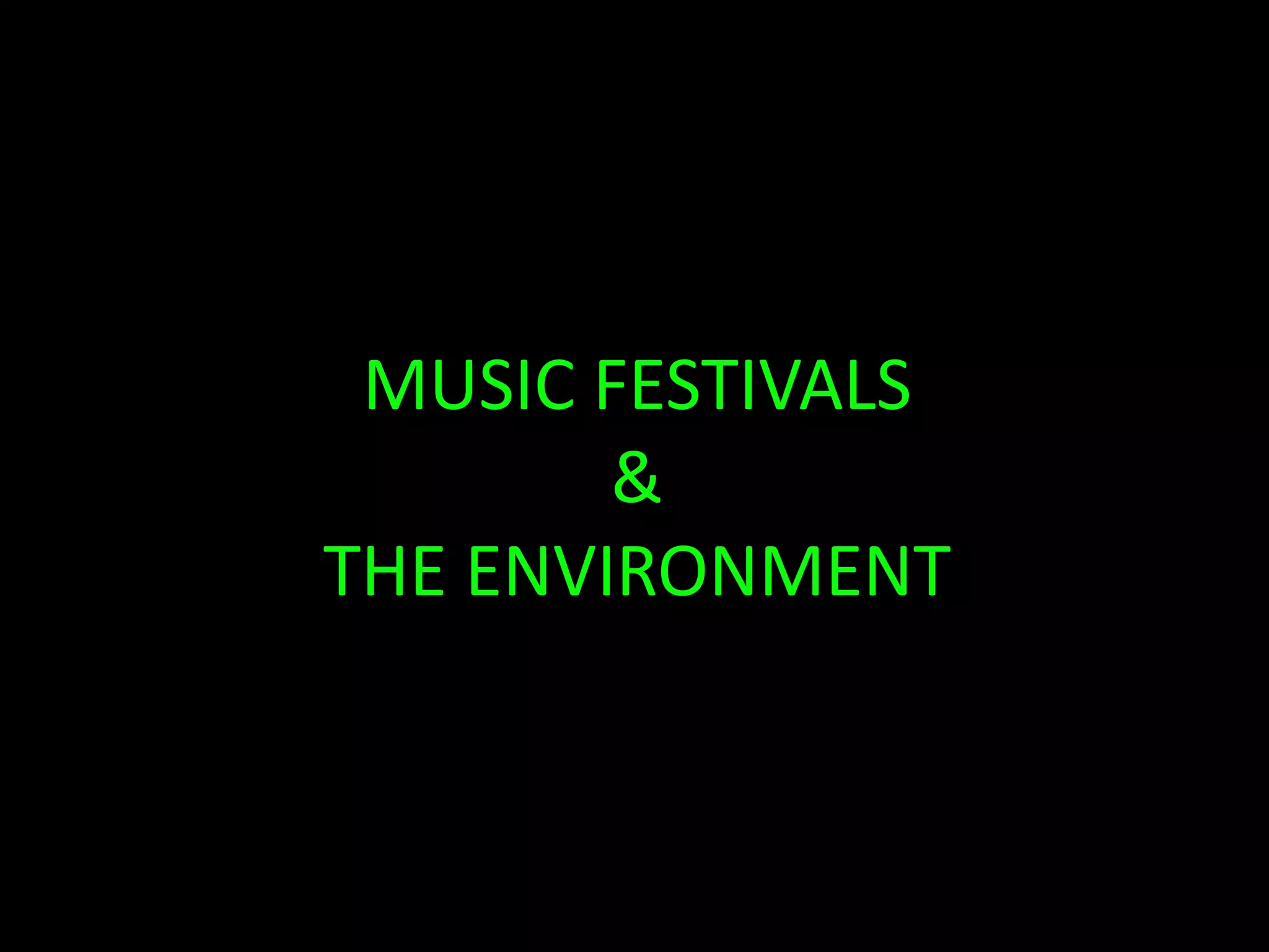 Music & Environment | PPTX