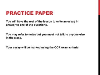 Music exam questions and advice | PPT