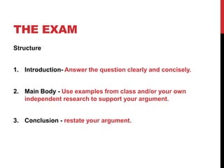 Music exam questions and advice | PPT
