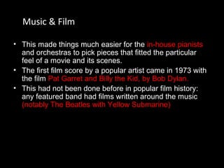 Music & Film | PPT | Soundtracks, TV and Showtunes | Music