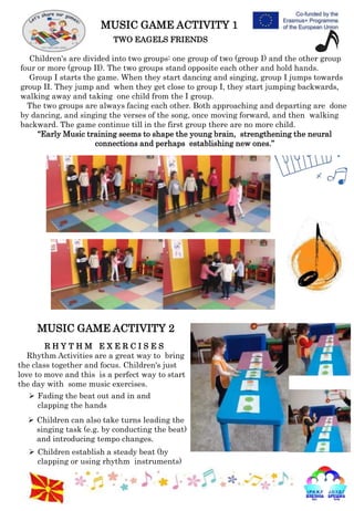 Music games Project "Let's share our games!" | PPTX