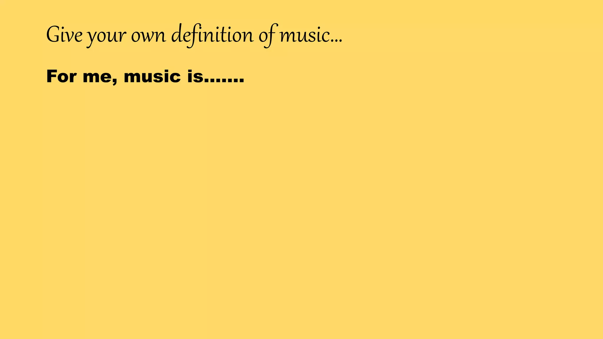 Music generalities | PPT