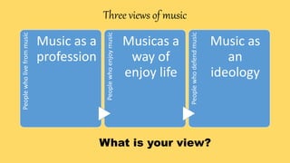 Music generalities | PPTX | Music | Entertainment