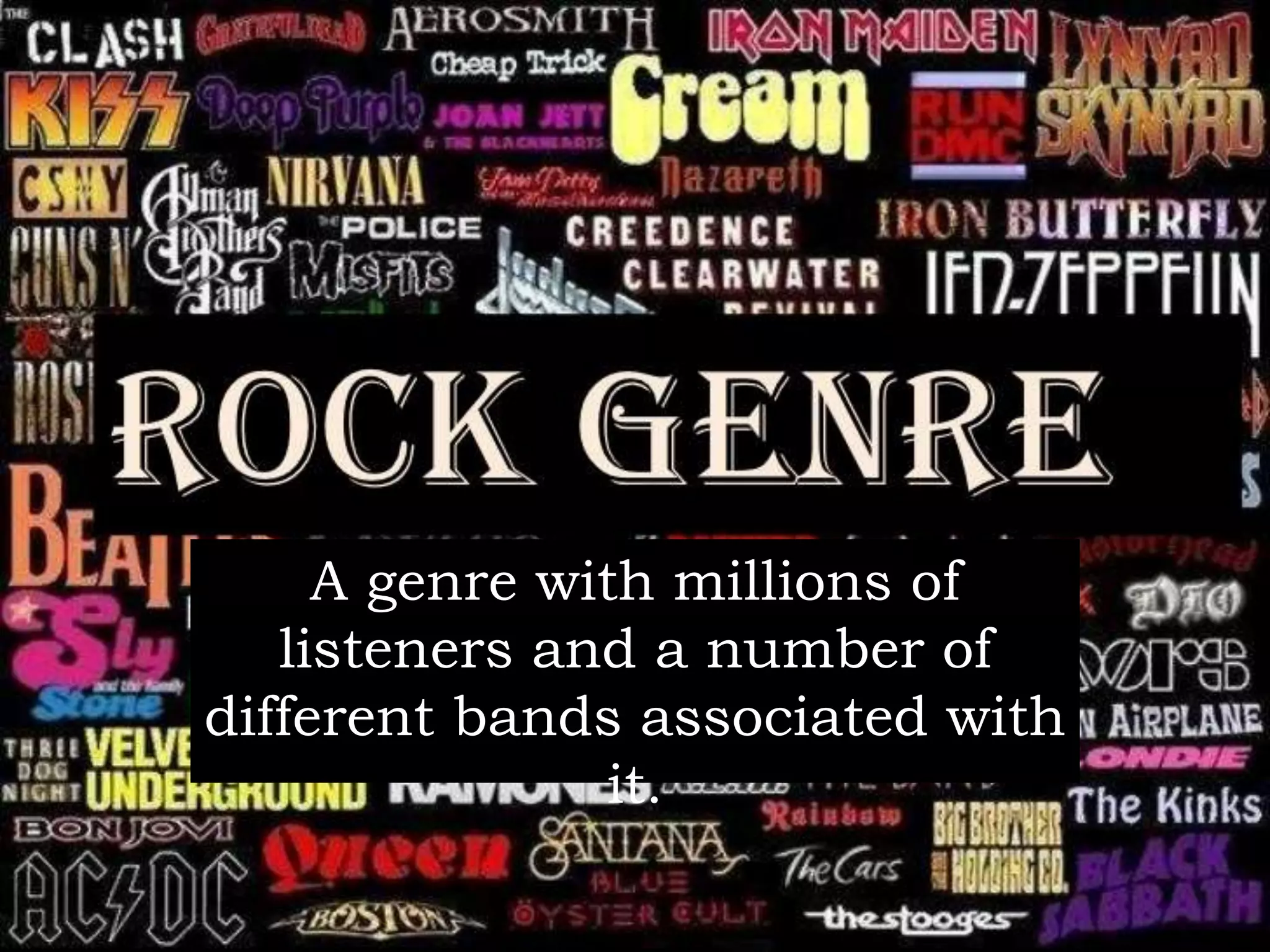 Music genre: Rock | PPTX