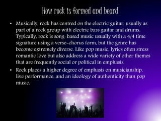 Music genre: Rock | PPTX