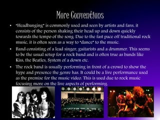 Music genre: Rock | PPTX