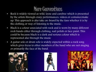 Music genre: Rock | PPTX
