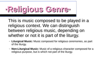 Music genre | PPT
