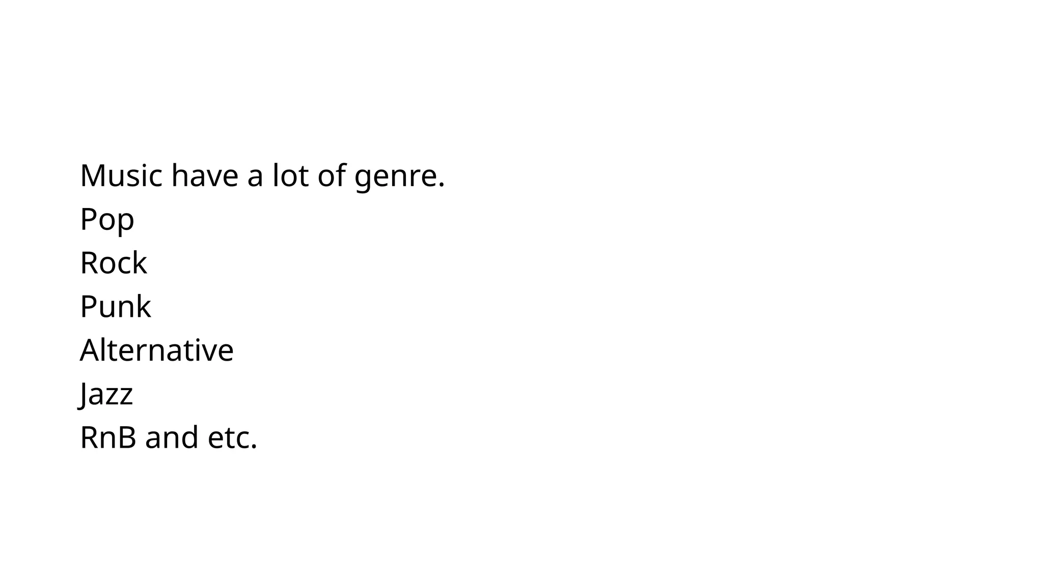 different music genres and famous singers.pptx