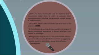 Music Genre Classification CS513 | PPTX