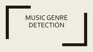Music genre detection using hidden markov models | PPT