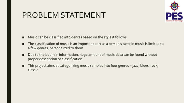 Music genre detection using hidden markov models | PPT