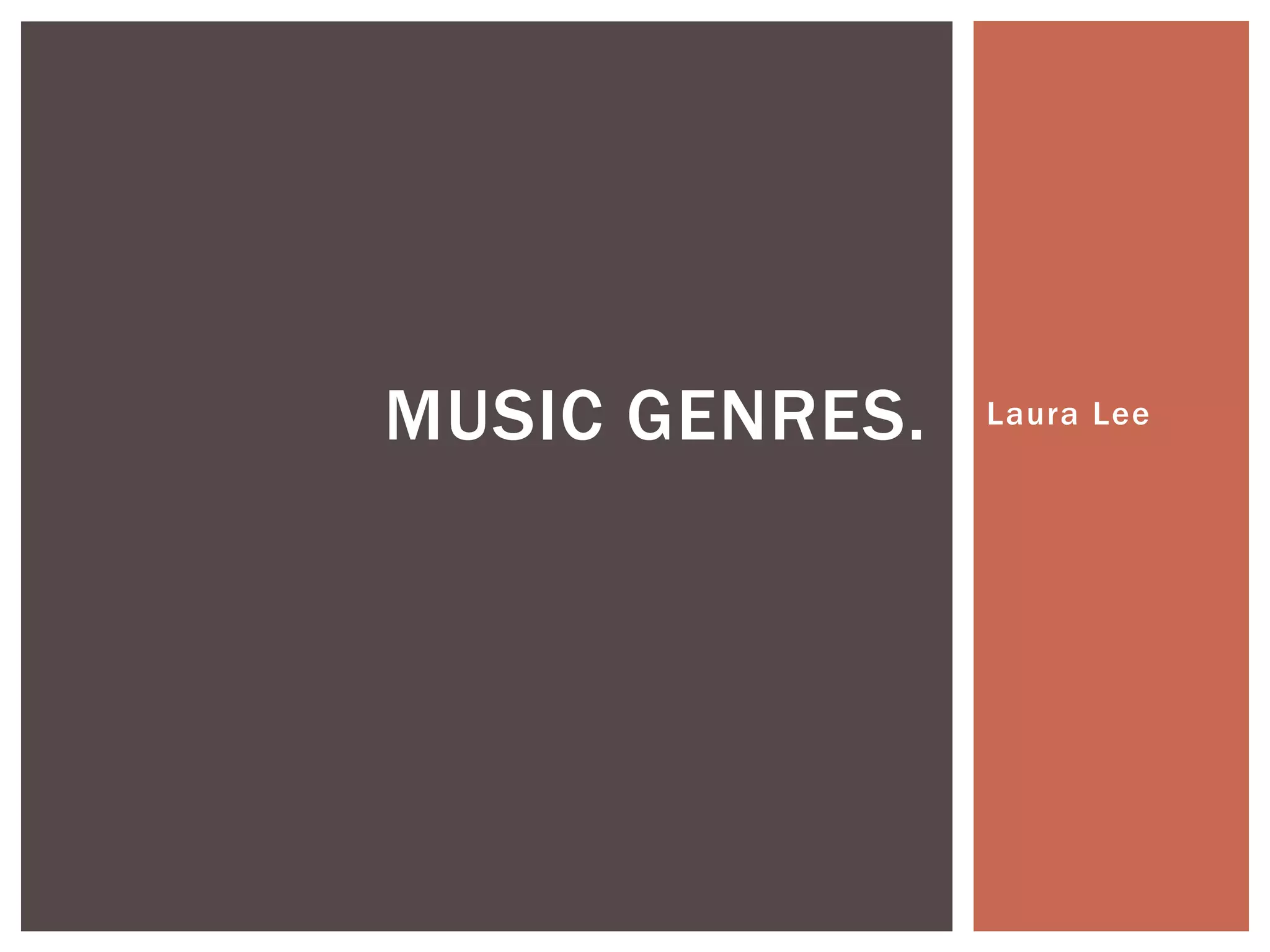 Music genres | PPT