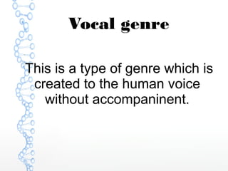 Genres Of Music Definitions