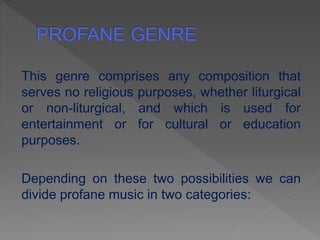 Music genres | PPSX | Religious (Music and Audio) | Music