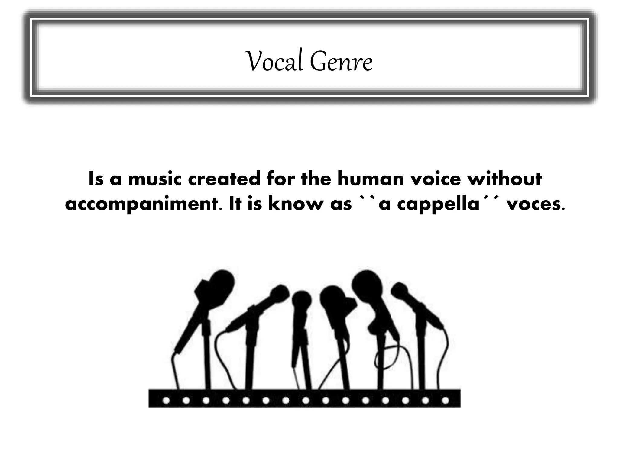 Music genres | PPTX | Religious (Music and Audio) | Music