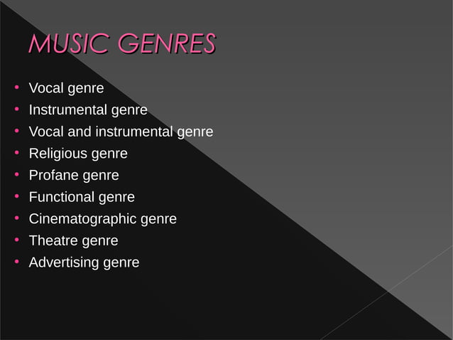 Music genres | PPT