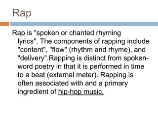 Presentation on Music Genre | PPTX