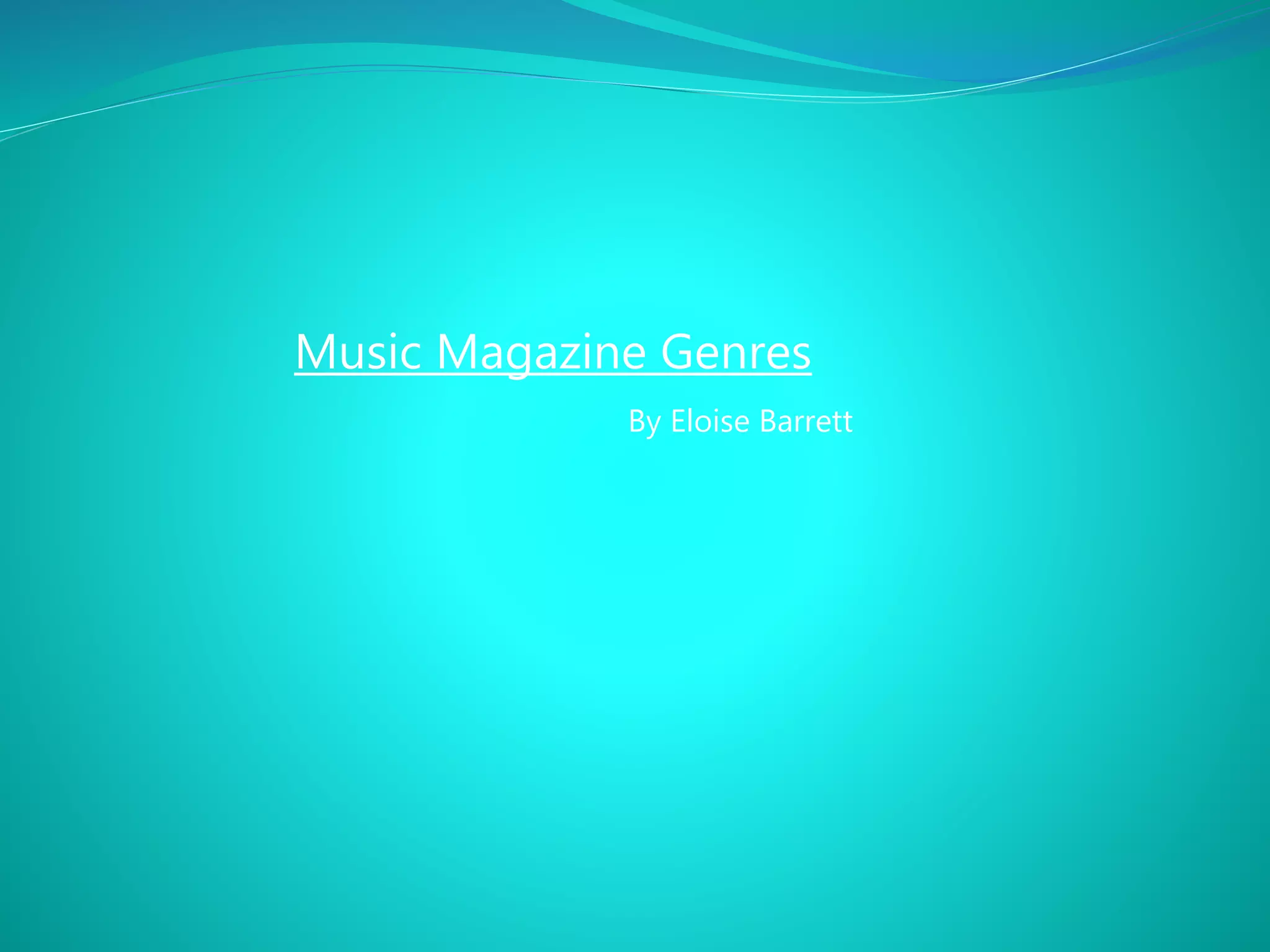 Music Genres | PPT