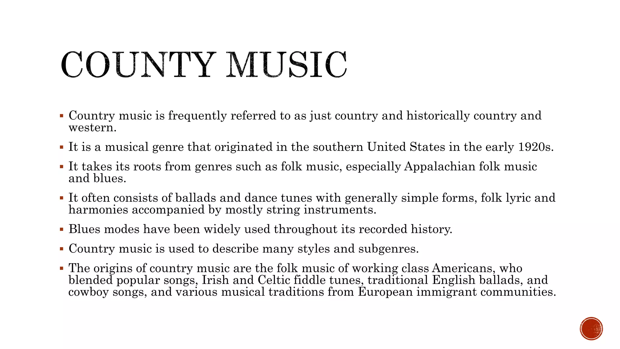 Music genres | PPTX