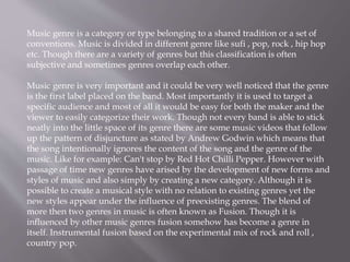 Music genres research | PPTX