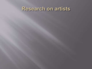 Music genres research | PPTX