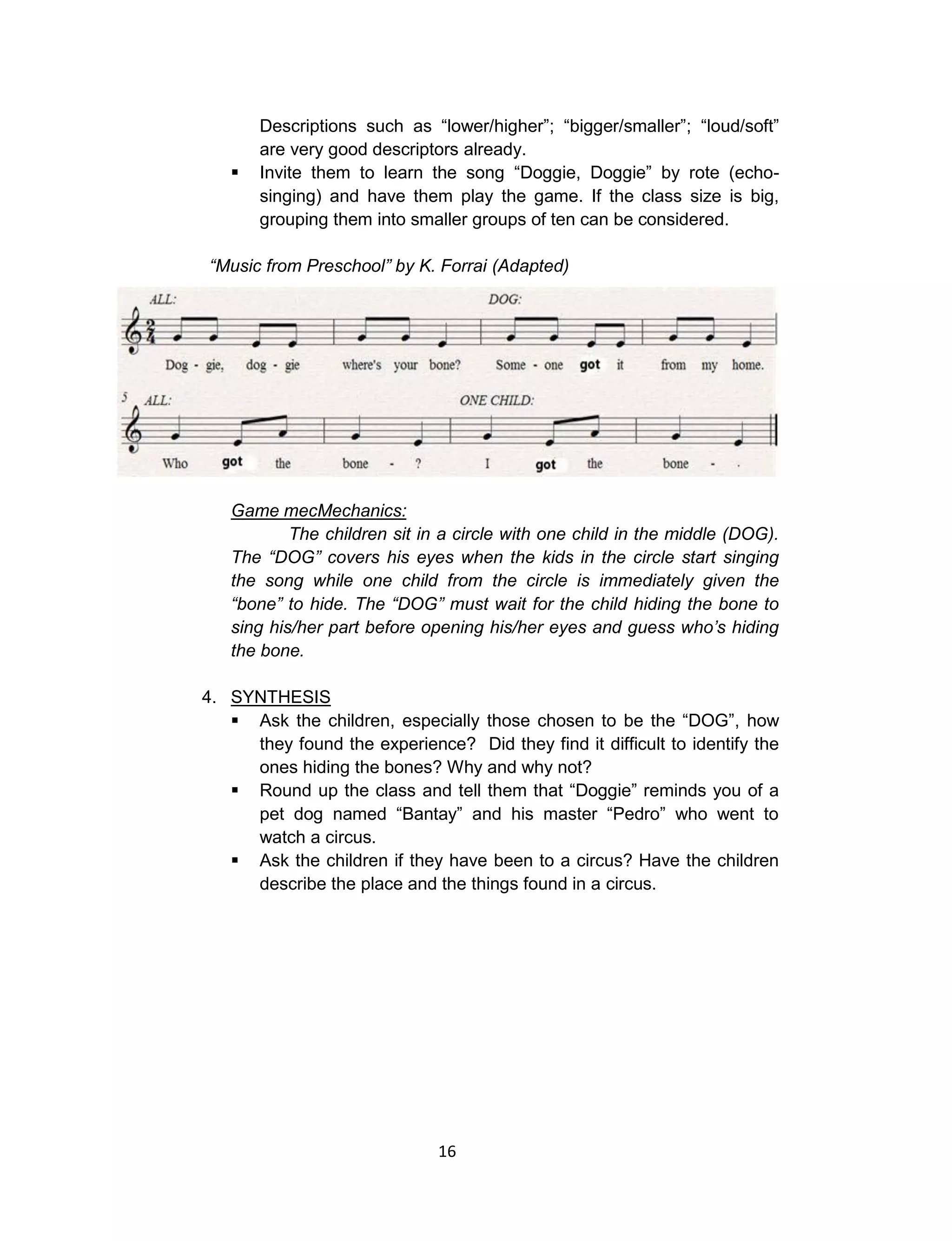 Music gr. 1 teacher's guide (q1&2) | PDF