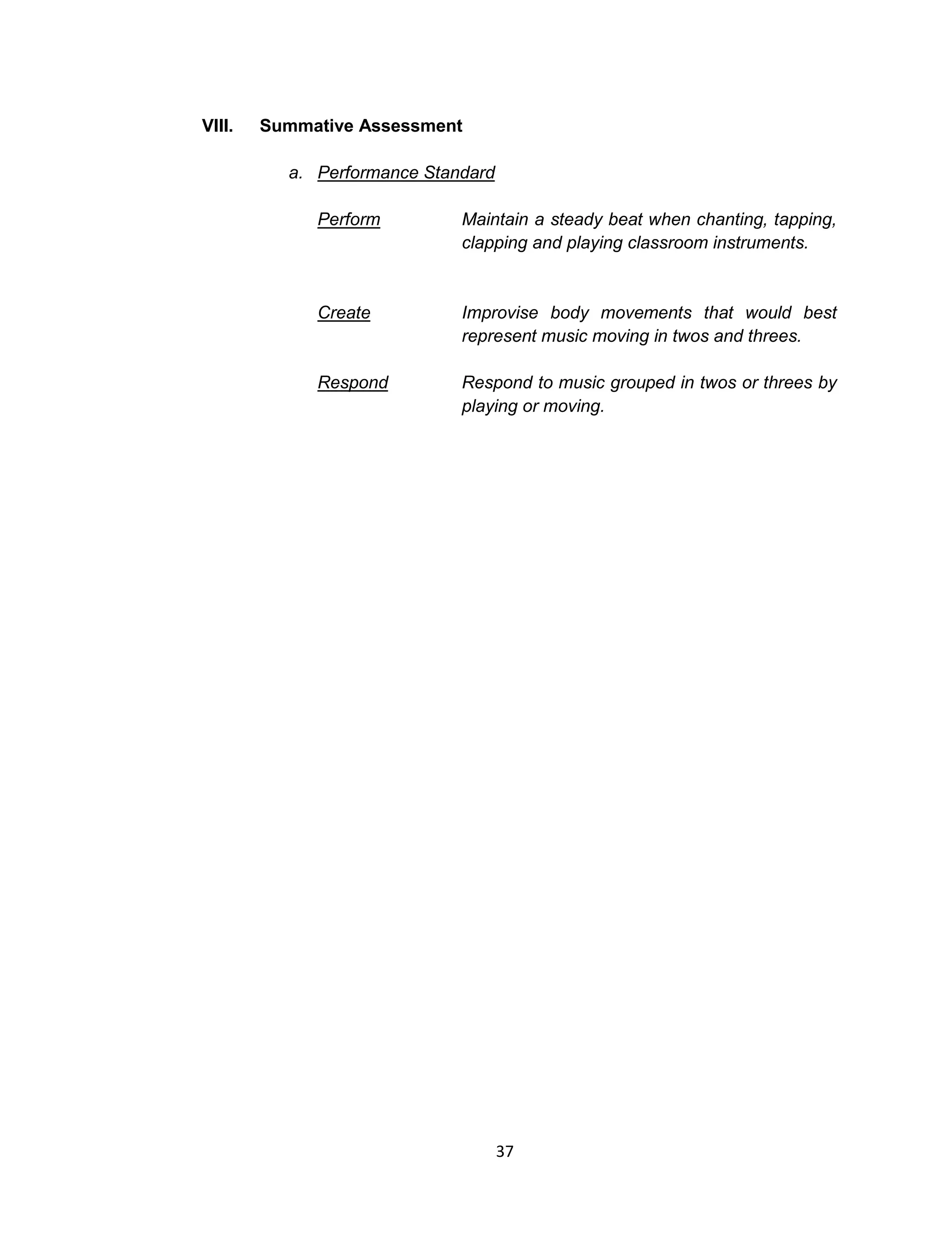 Music gr. 1 teacher's guide (q1&2) | PDF